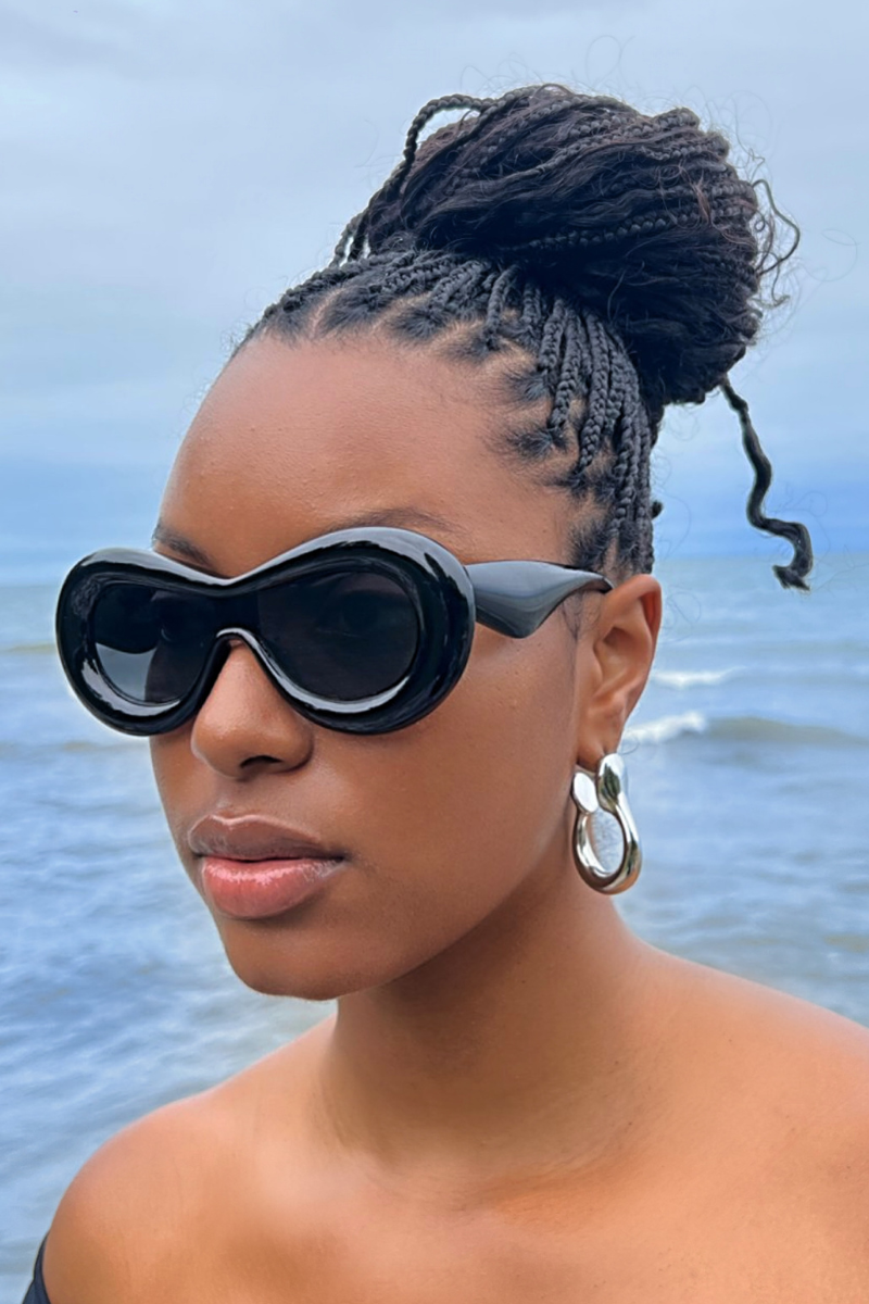 PUFFED OUT FRAMES -Black – Aries Angels